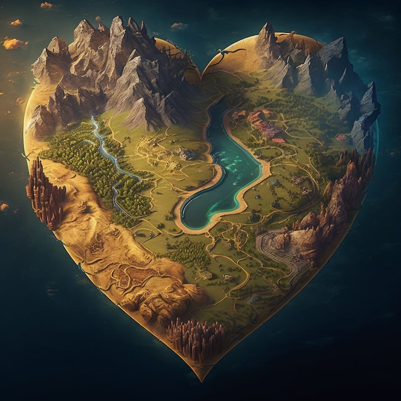 Custom Fantasy Map Commission Dungeons and Dragons Map - Etsy
