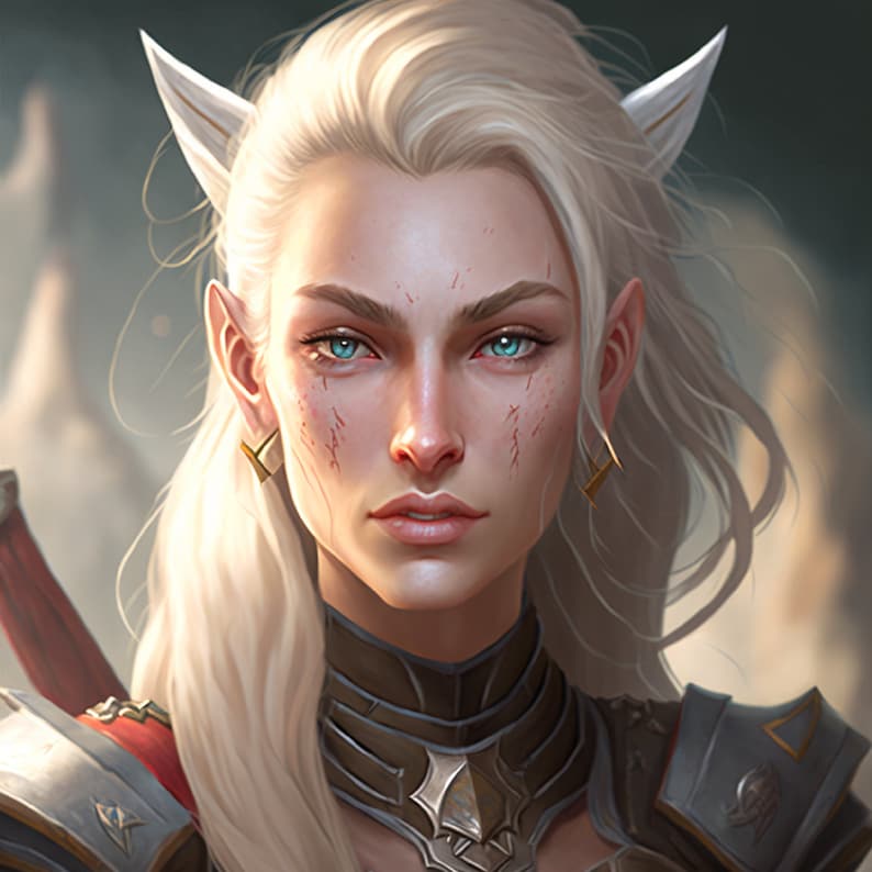 Custom Character Portrait RPG Game Character Design Fantasy - Etsy