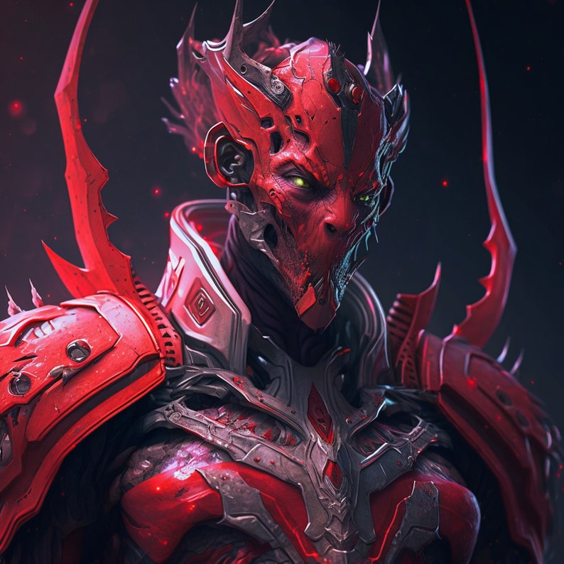 Custom Sci-fi Character Portrait, Sci-fi Character Commission ...