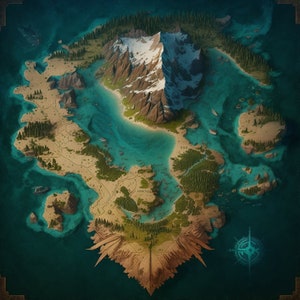 Custom Fantasy Map Commission, Dungeons and Dragons Map Commission ...