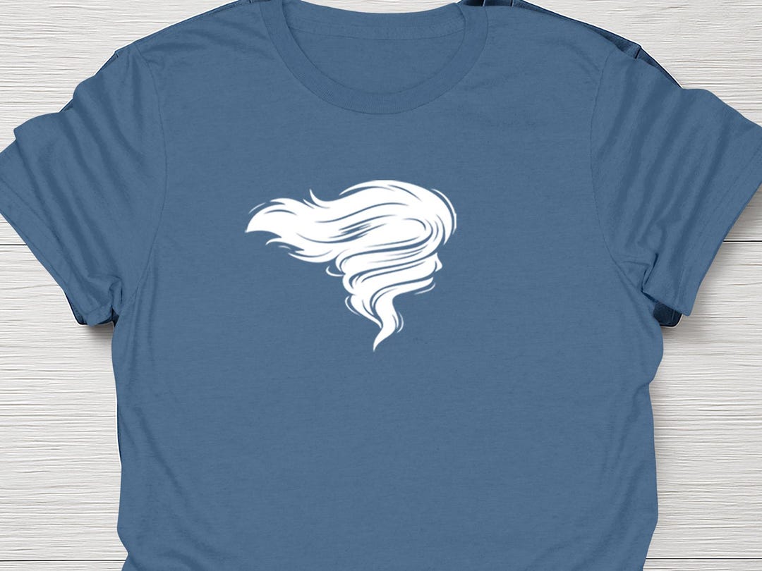 Girl Power T-shirt - Whirl Like A Girl Indigo Blue Women's Logo T-shirt ...
