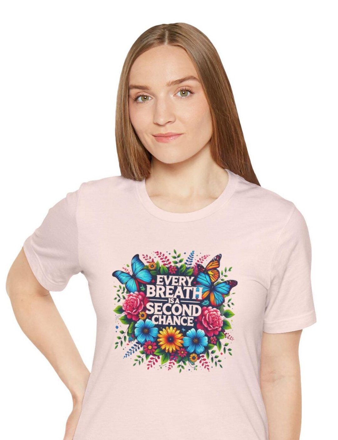 Every Breath is A Second Chance T-shirt, Begin Again Shirt, Recovery T ...