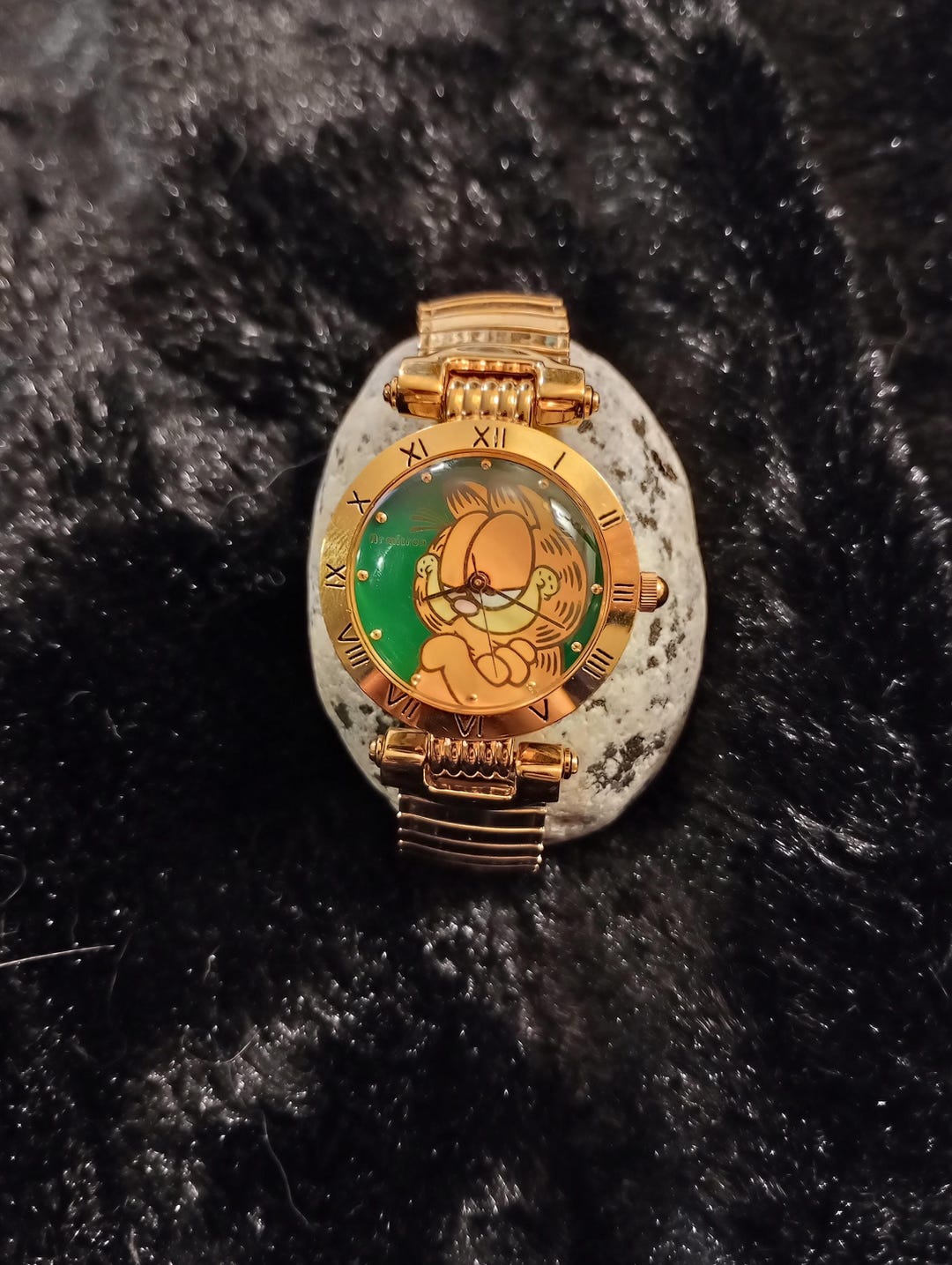 Vintage Gold Garfield Watch - Etsy