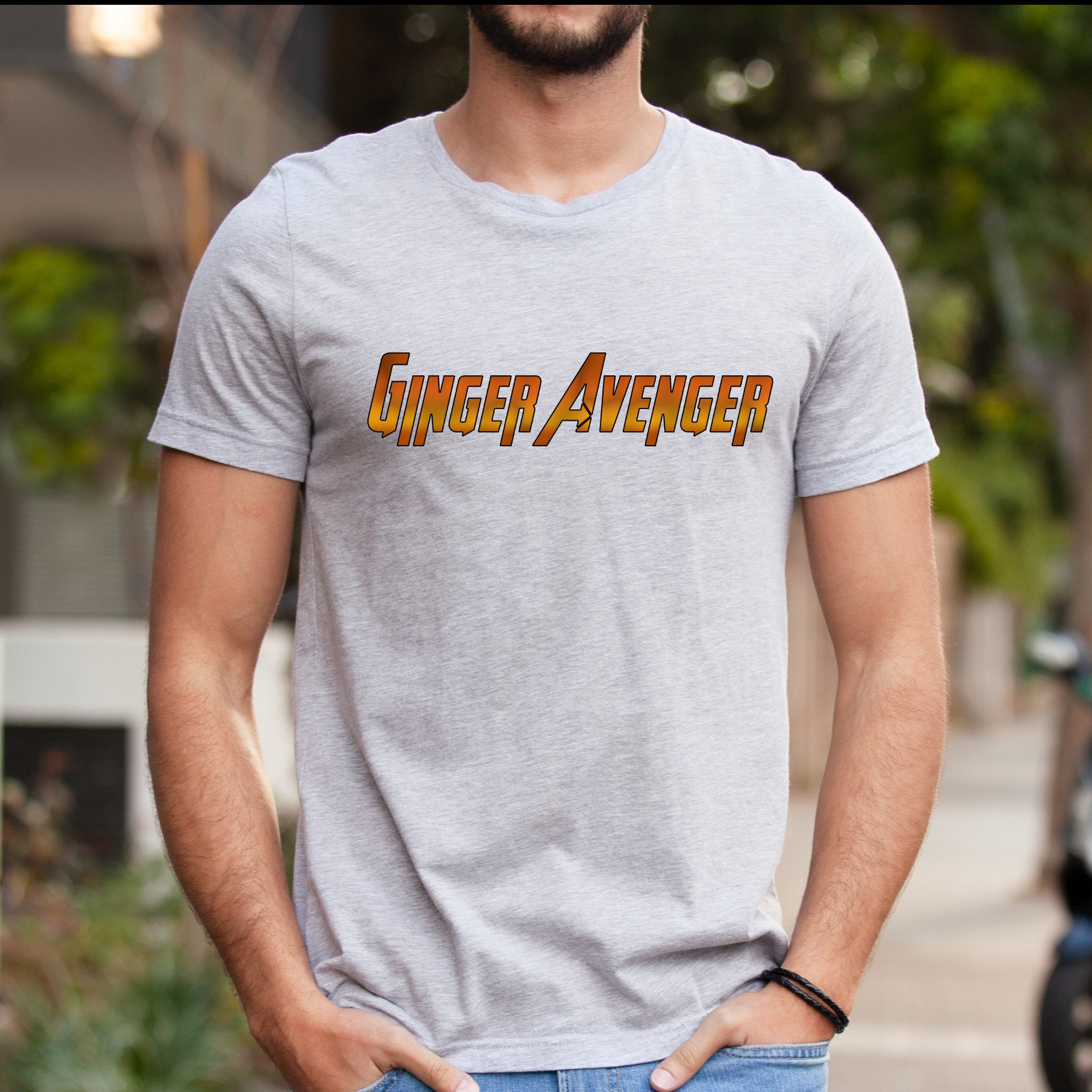 Ginger Avenger Shirt, Ginger Graphic Shirt, Redhead Pride Shirt, Ginger ...