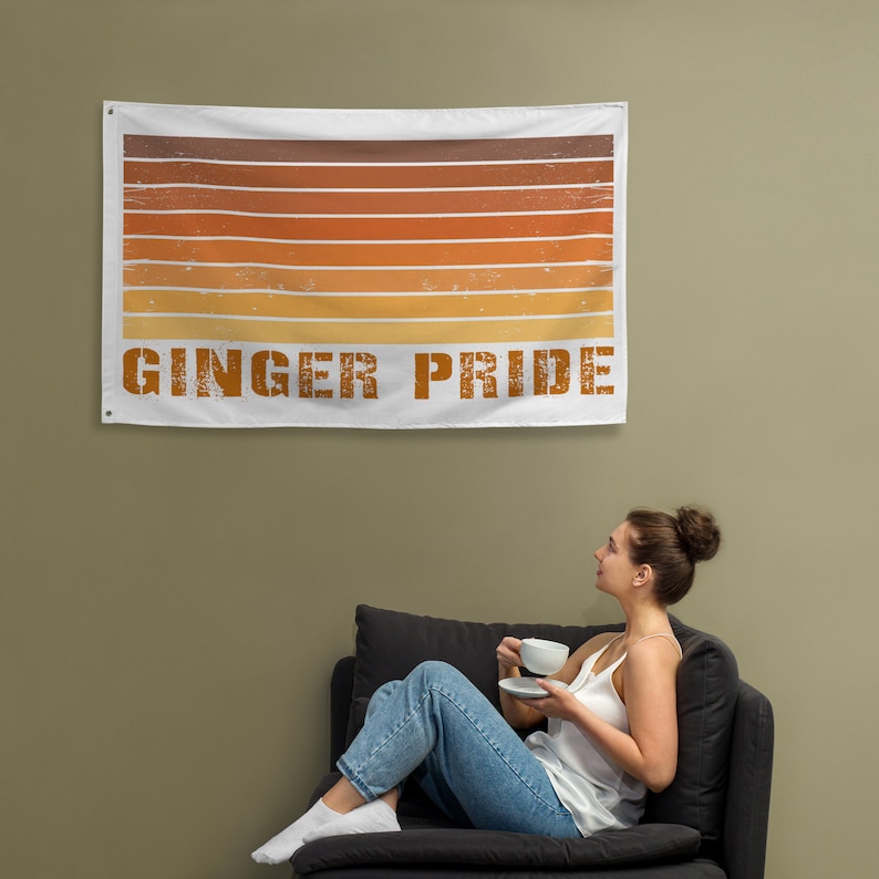 Ginger Pride Flag, National Redhead Day Flag, Redhead Gift, Unisex Gift ...