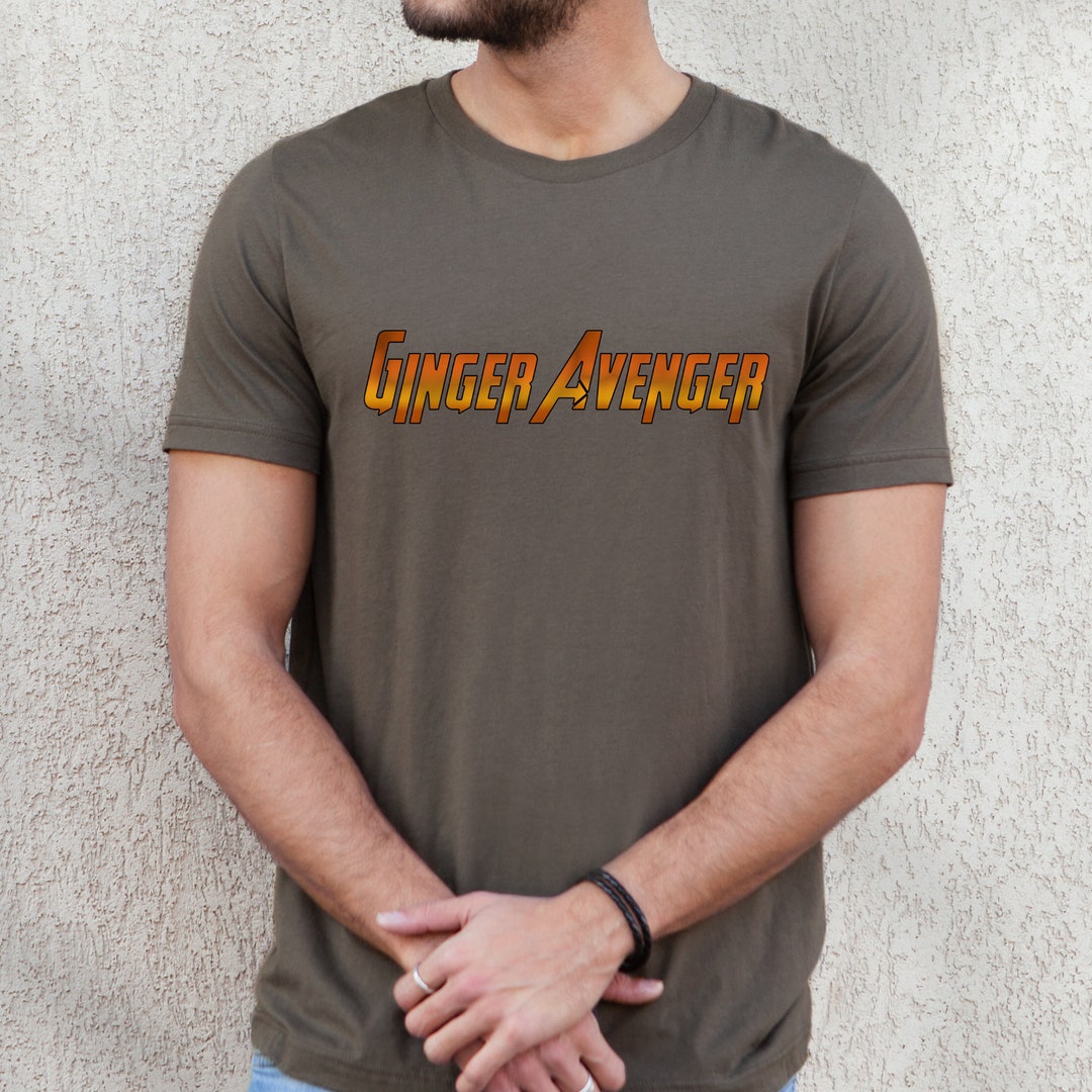 Ginger Avenger Shirt Ginger Graphic Shirt Redhead Pride - Etsy