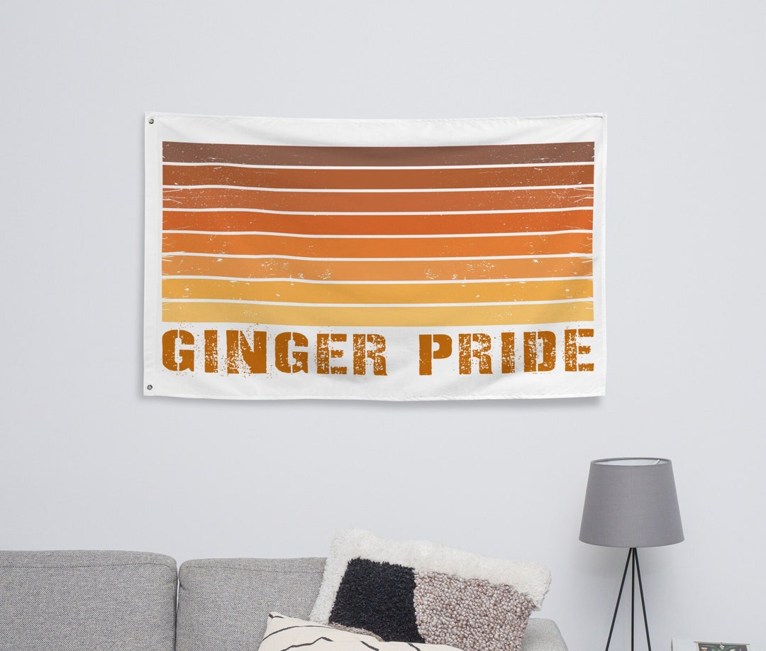 Ginger Pride Flag, National Redhead Day Flag, Redhead Gift, Unisex Gift, Flag Lover Gift ...