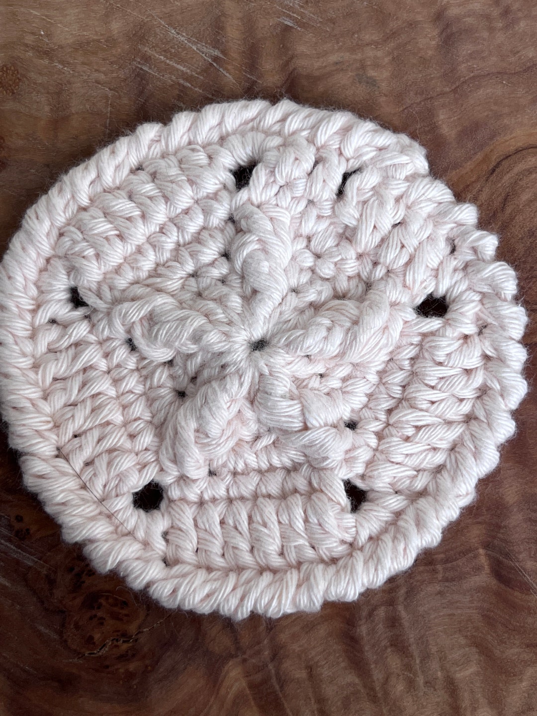 Sand Dollar / Crochet Sand Dollar / Sand Dollar Decor / Sea Decor - Etsy