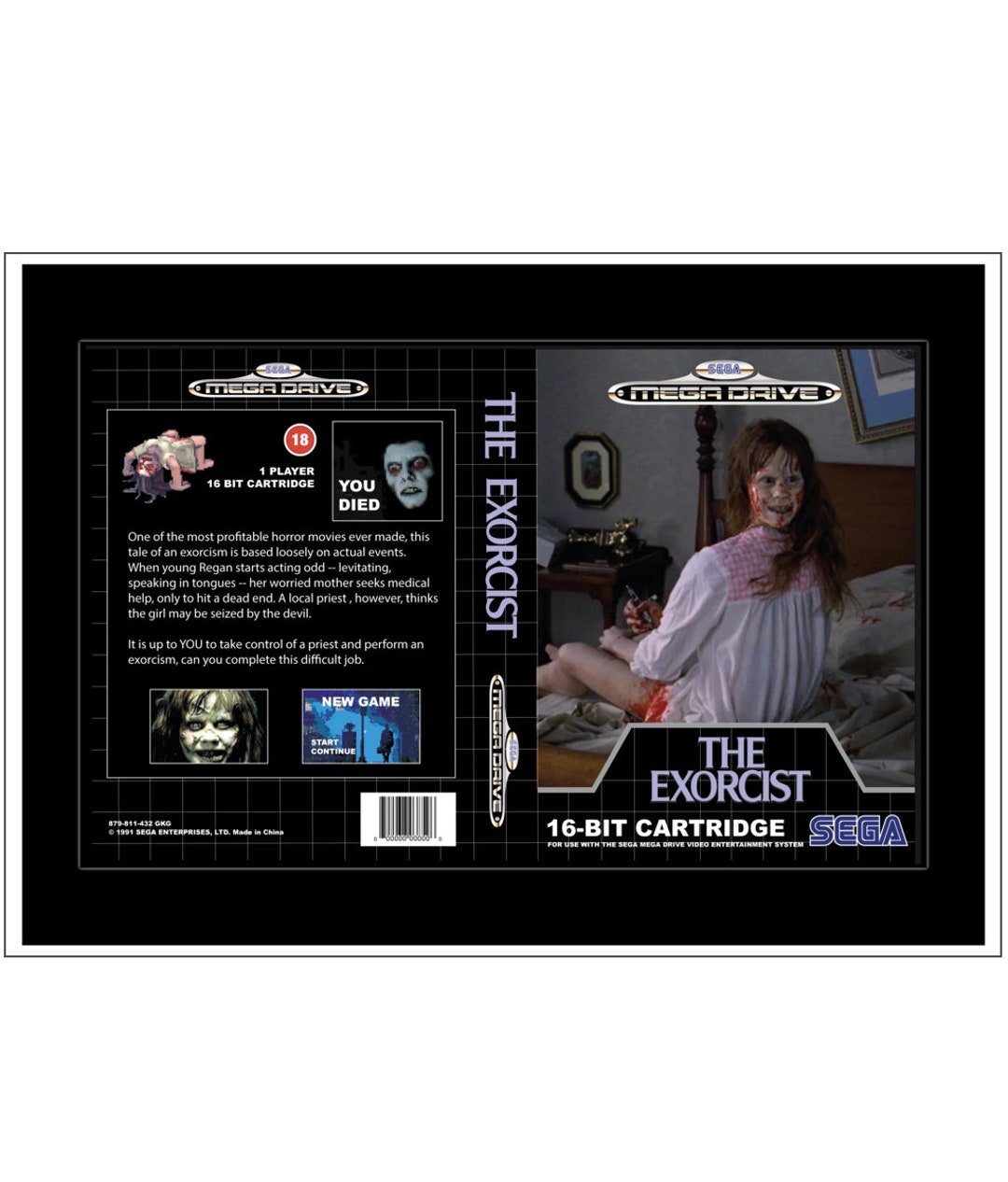 Exorcist - Mega Drive - Concept Art Print - Etsy