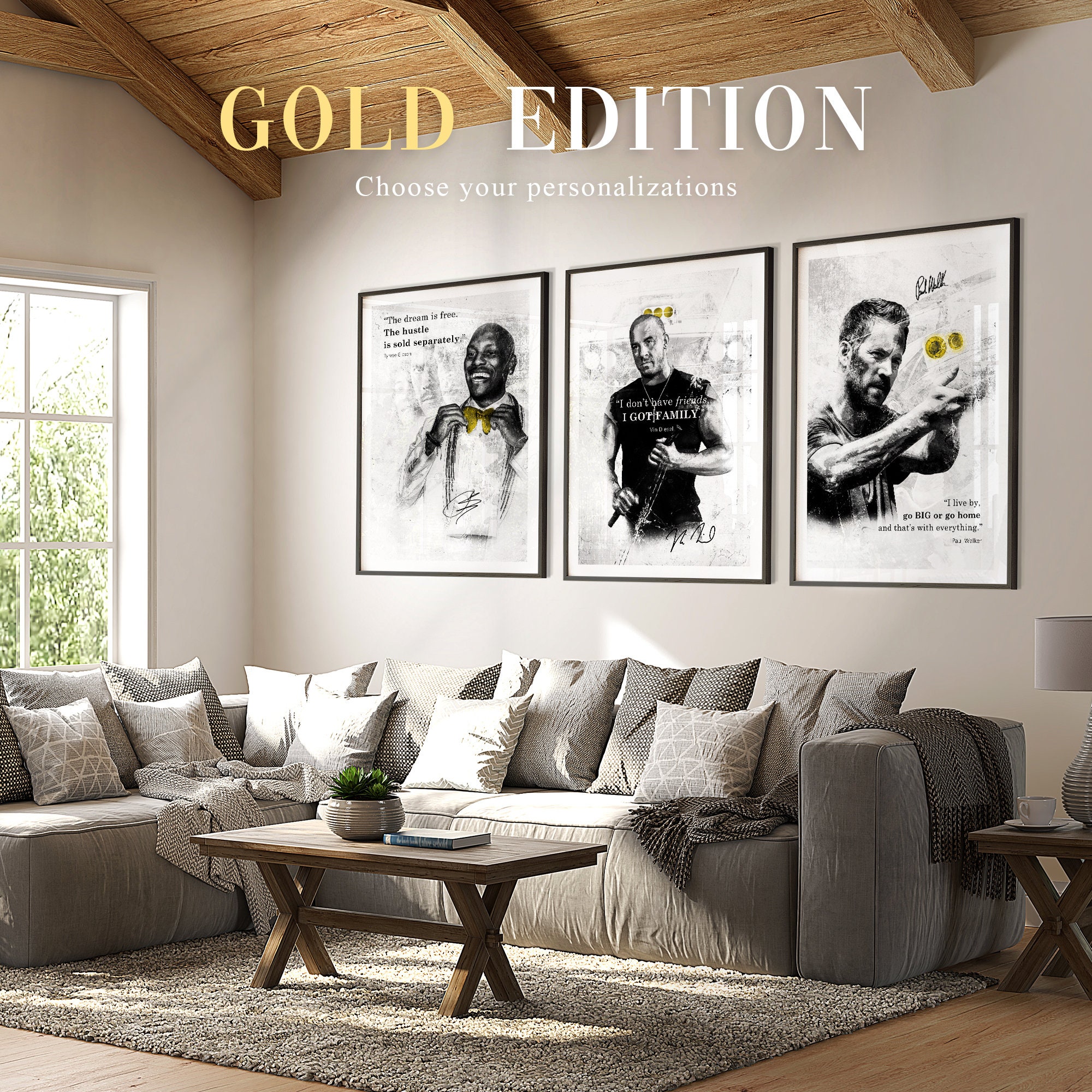 Fast And Furious, Paul Walker, Vin Diesel, Tyrese Gibson Autograph ...