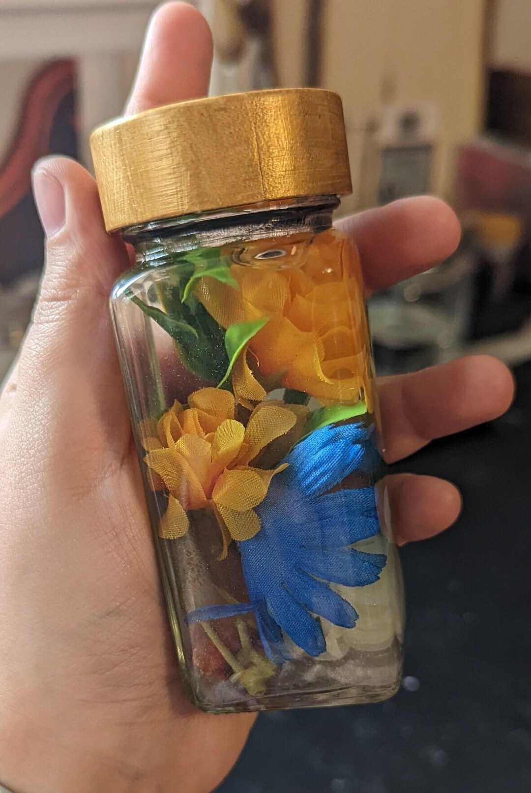 Flower Potion Decor Bottle - Etsy