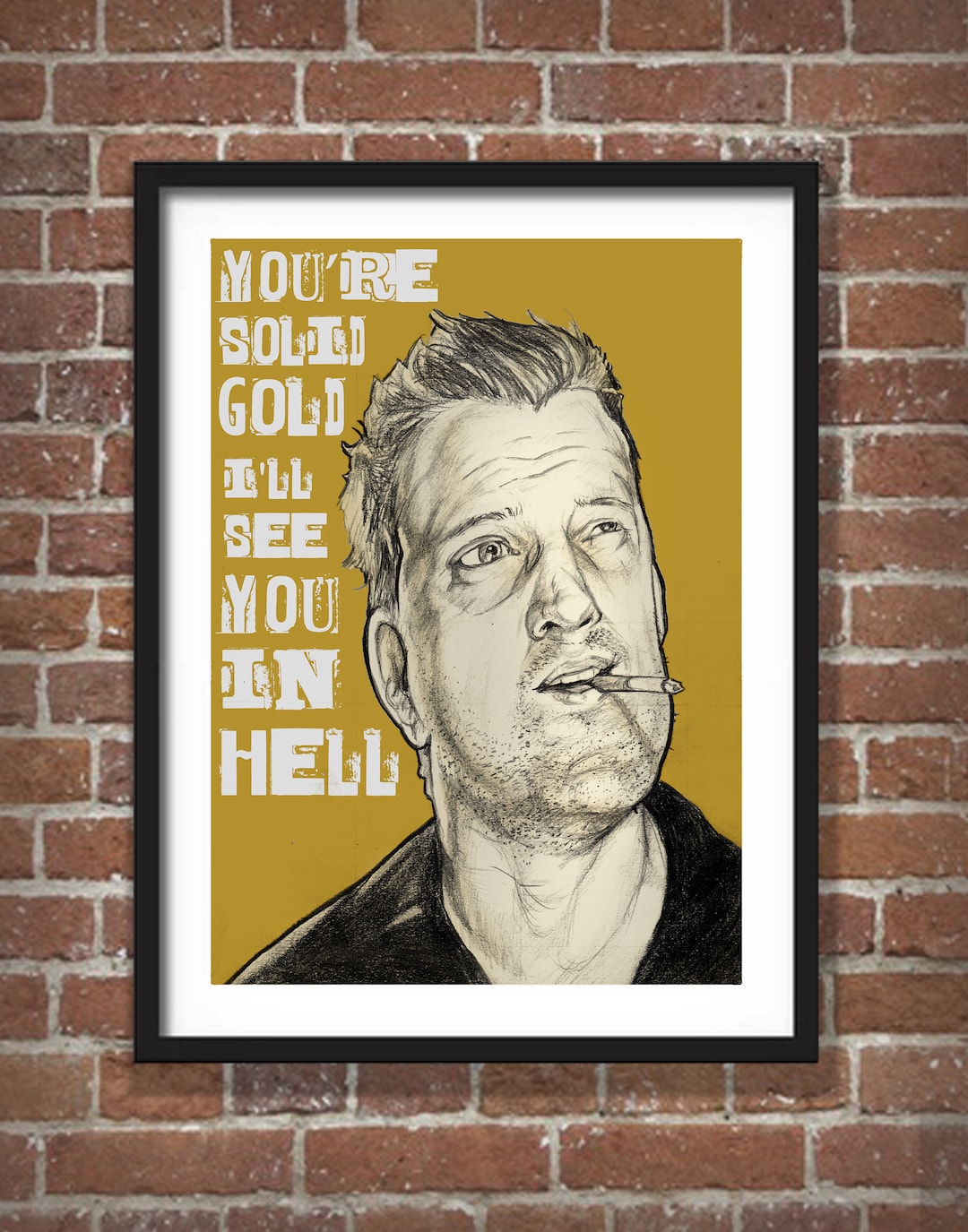 Josh Homme Portrait Queens of the Stone Age Poster Wall Art Home Decor ...