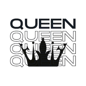 Digital Art QUEEN SVG Royal Crown SVG Queen Crown Png Transparent ...