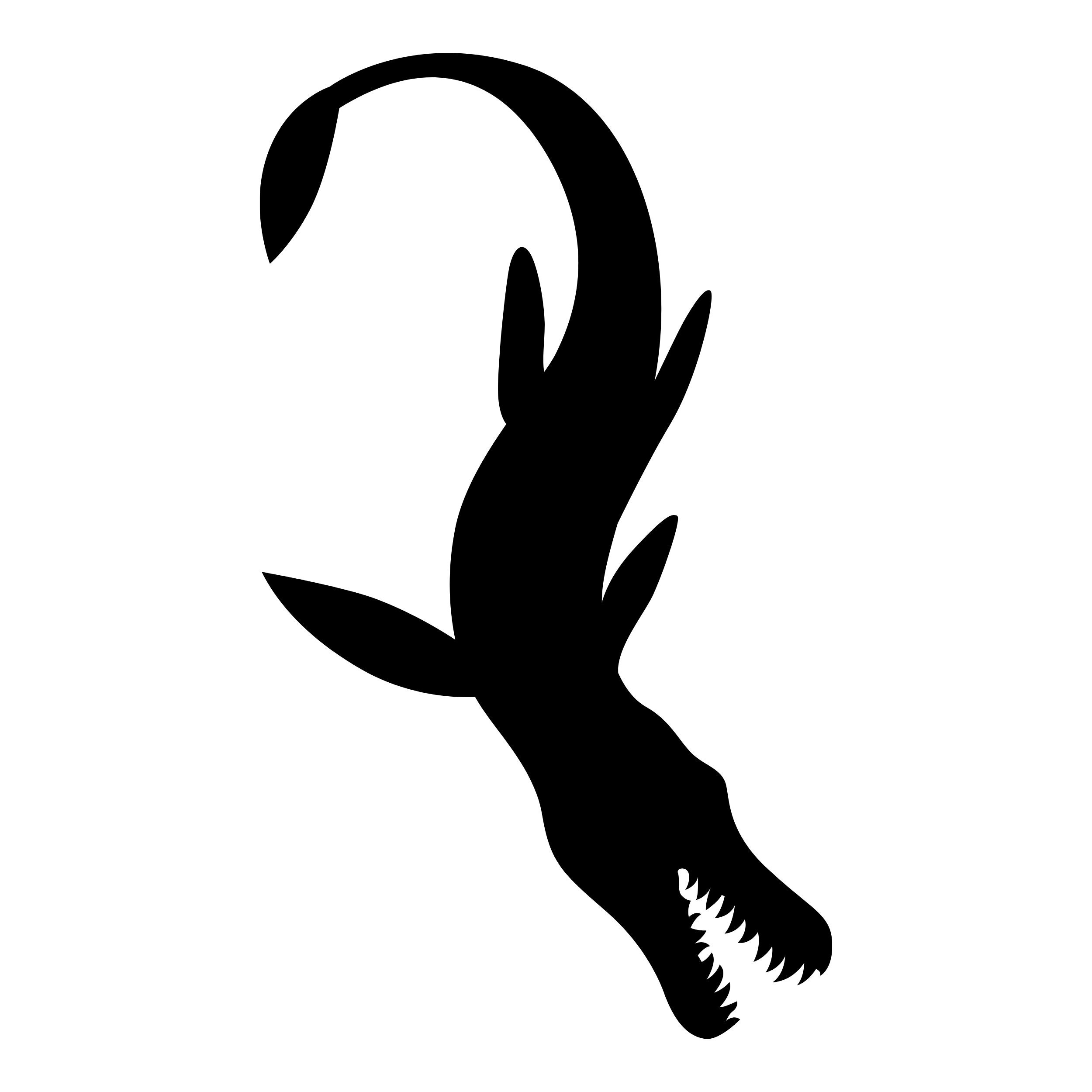 Mosasaurus Dinosaur SVG Dino Cut File Dinosaur CRICUT - Etsy UK