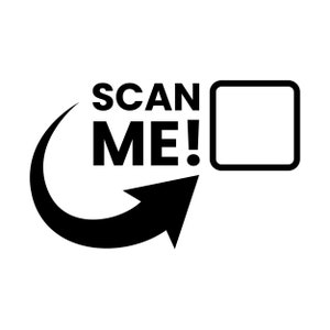 25 Scan Me SVG Bundle Frame QR Code Svg Cricut Icon Cut Files Border QR ...