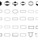 110 TEXT BOX Svg Label CRICUT Tag Clipart Shapes Svg Frames Png Label ...