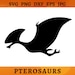 Pterosaurs Dinosaur SVG Dino Cut File Dinosaur CRICUT Pterosaurs SVG ...