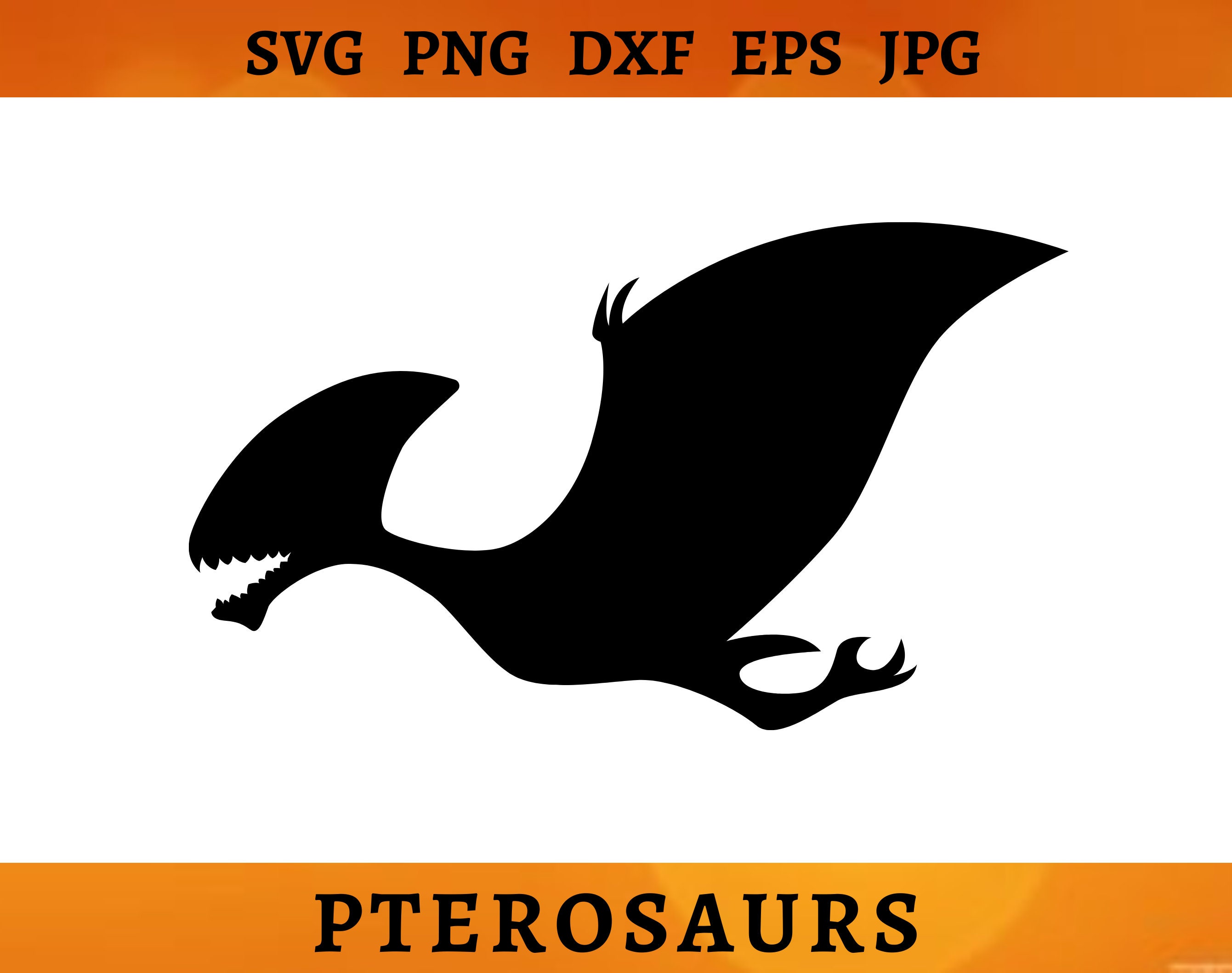 Pterosaurs Dinosaur SVG Dino Cut File Dinosaur CRICUT Pterosaurs SVG ...