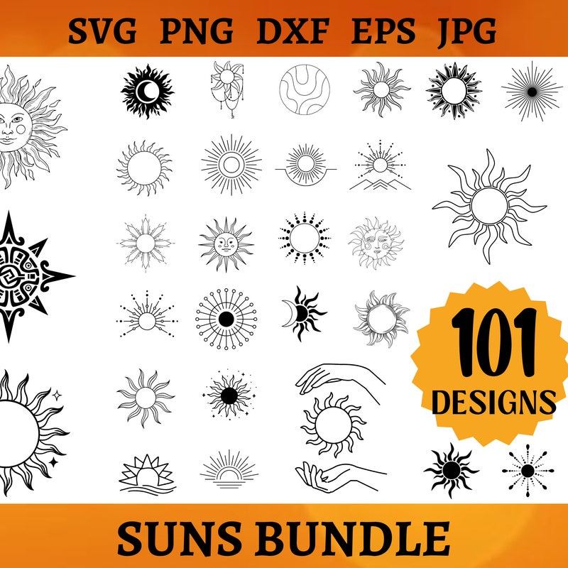 Sun Svg - Etsy