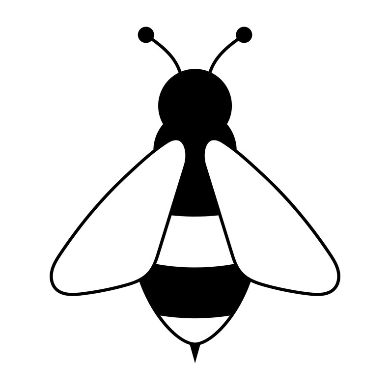 BEES SVG File Honey Bees CRICUT Bee Cut Files Flying Bee - Etsy