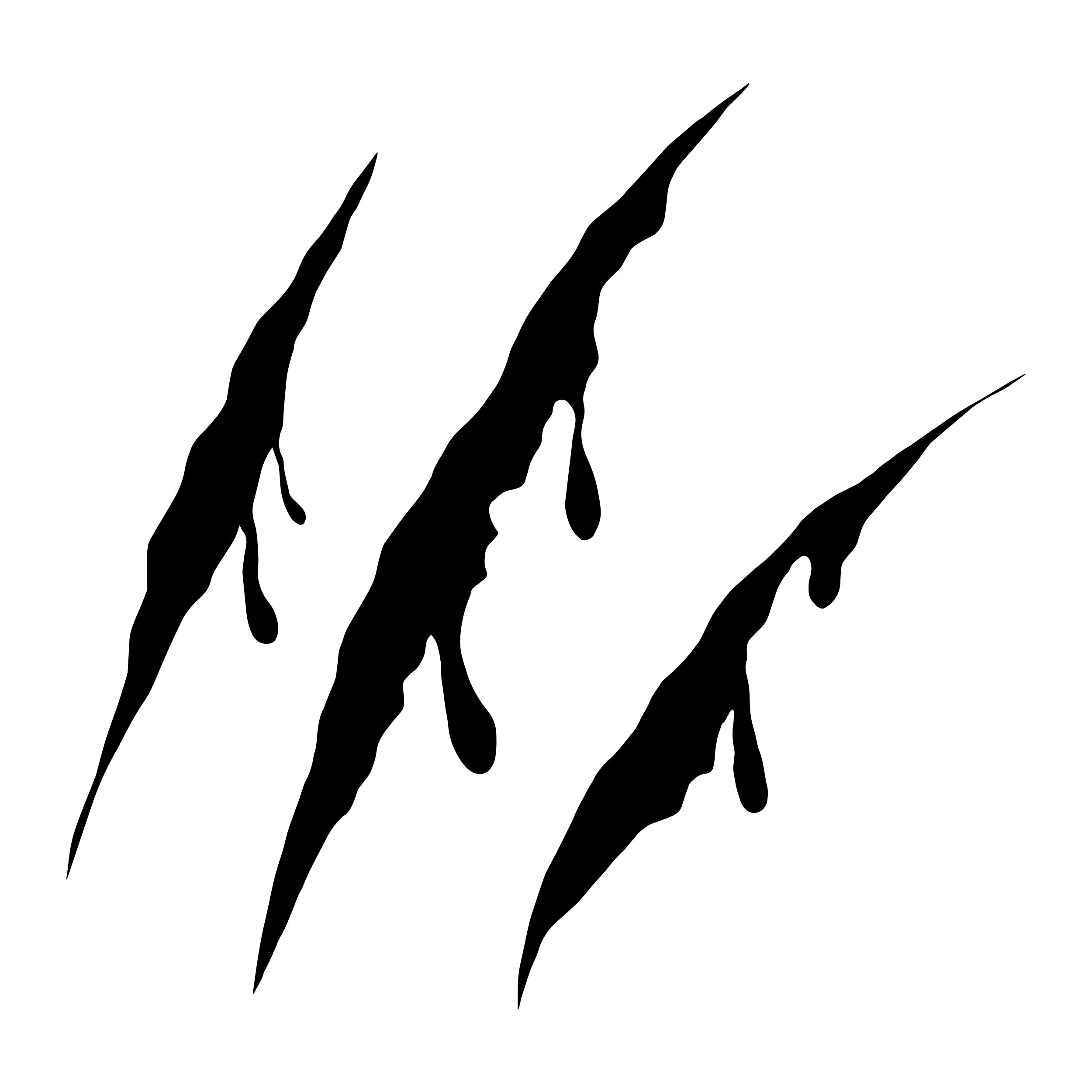 50 RASGUÑOS SVG PAQUETE Garra Svg Archivos Slash Cortar - Etsy España