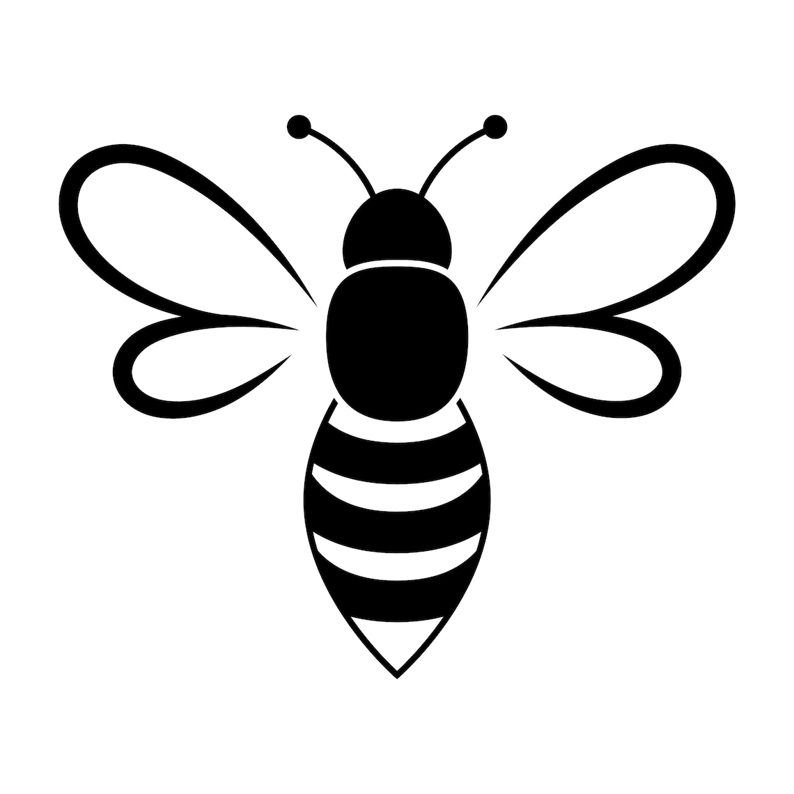 BEE SVG File Honey Bee CRICUT Bee Cut Files Flying Bee Vector - Etsy