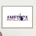 AMERICA Sign SVG American Flag Design Clipart USA Flag Cricut Digital ...