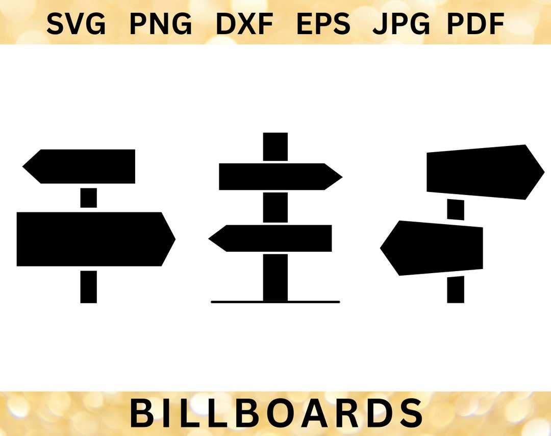 SIGNPOST SVG Wooden Arrow CRICUT Road Sign Cut Files Road Trip ...