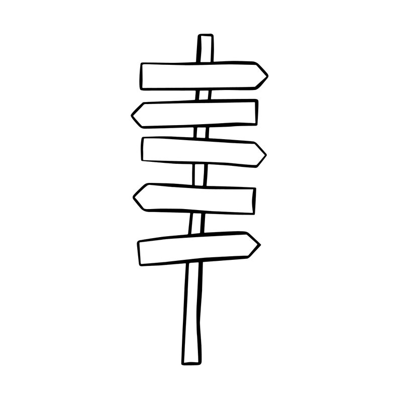 WEGWEISER SVG Holzpfeil CRICUT Straßenschild geschnitten Dateien Road ...