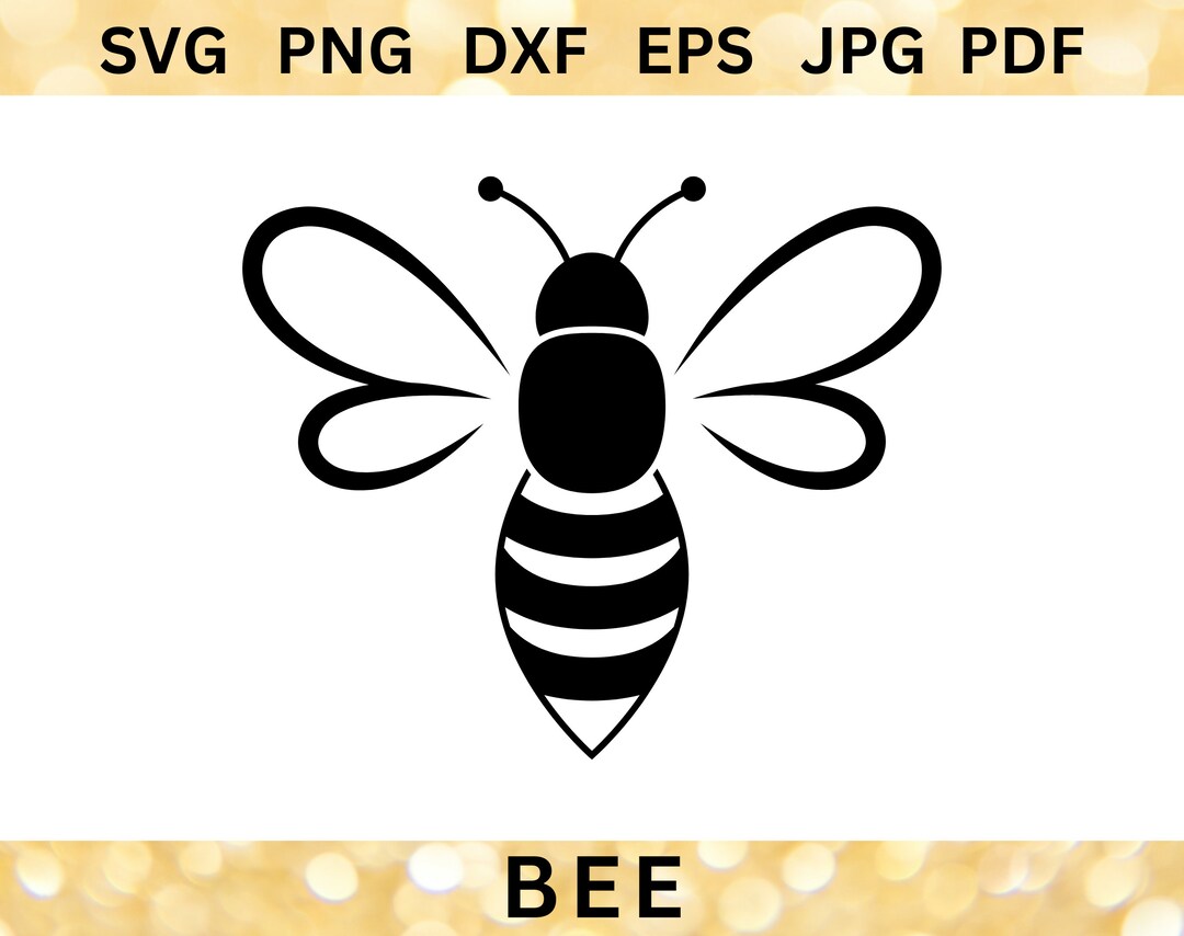 BEE SVG File Honey Bee CRICUT Bee Cut Files Flying Bee Vector Art Honey ...