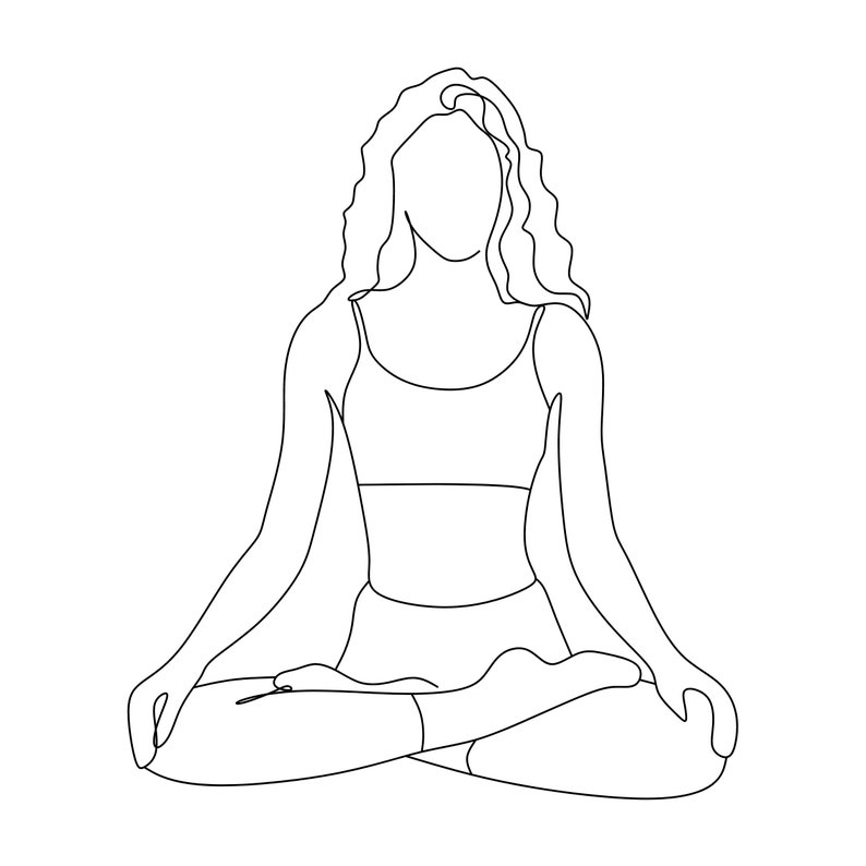 100 YOGA POSES Svg Bundle Yoga CRICUT Stretching Png Fitness Svg Files ...