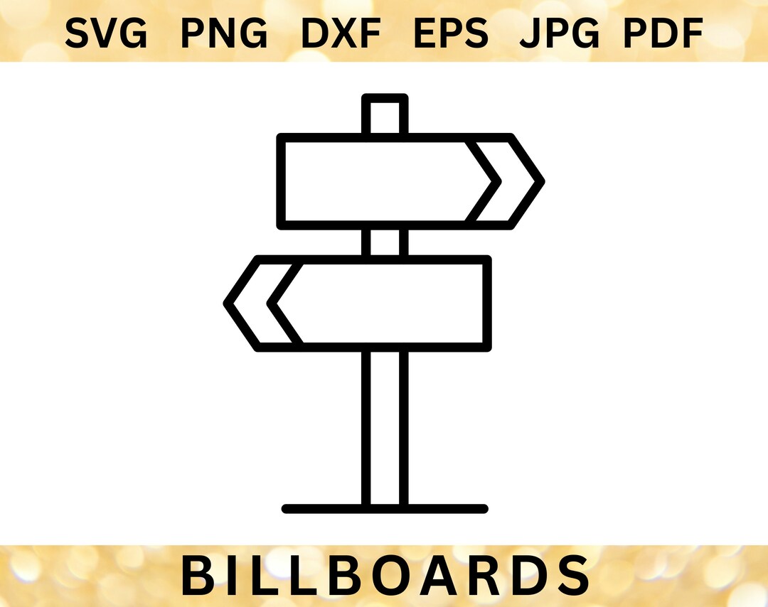 SIGNPOST SVG Wooden Arrow CRICUT Road Sign Cut Files Road Trip ...