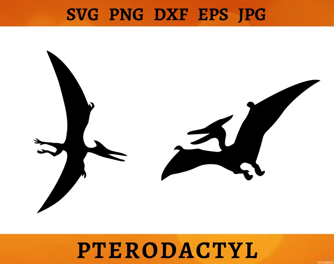 Pterodactyl Dinosaur SVG Dino Cut File Dinosaur CRICUT Pterodactyl SVG ...