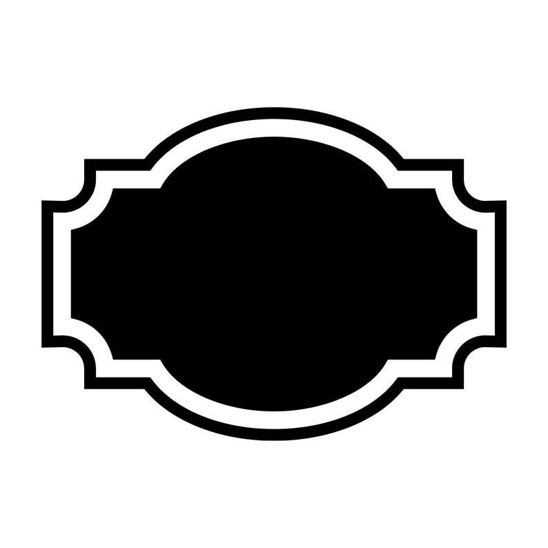 110 TEXT BOX Svg Label CRICUT Tag Clipart Shapes Svg Frames - Etsy