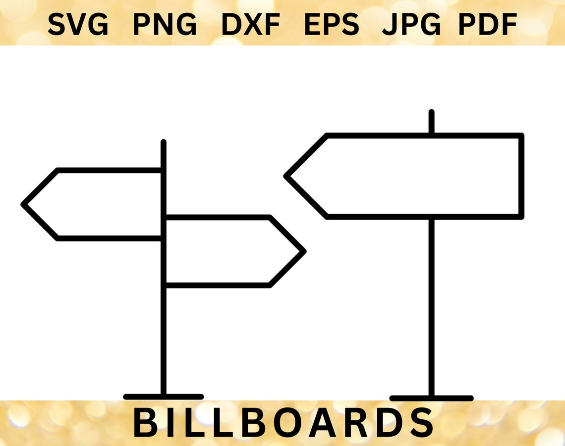 SIGNPOST SVG Wooden Arrow CRICUT Road Sign Cut Files Road Trip - Etsy