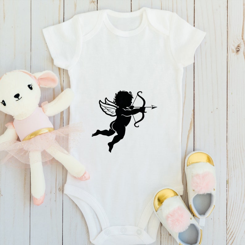 CUPID SVG Angel CRICUT Angel Wings Png Heaven Vector Art Valentine's ...