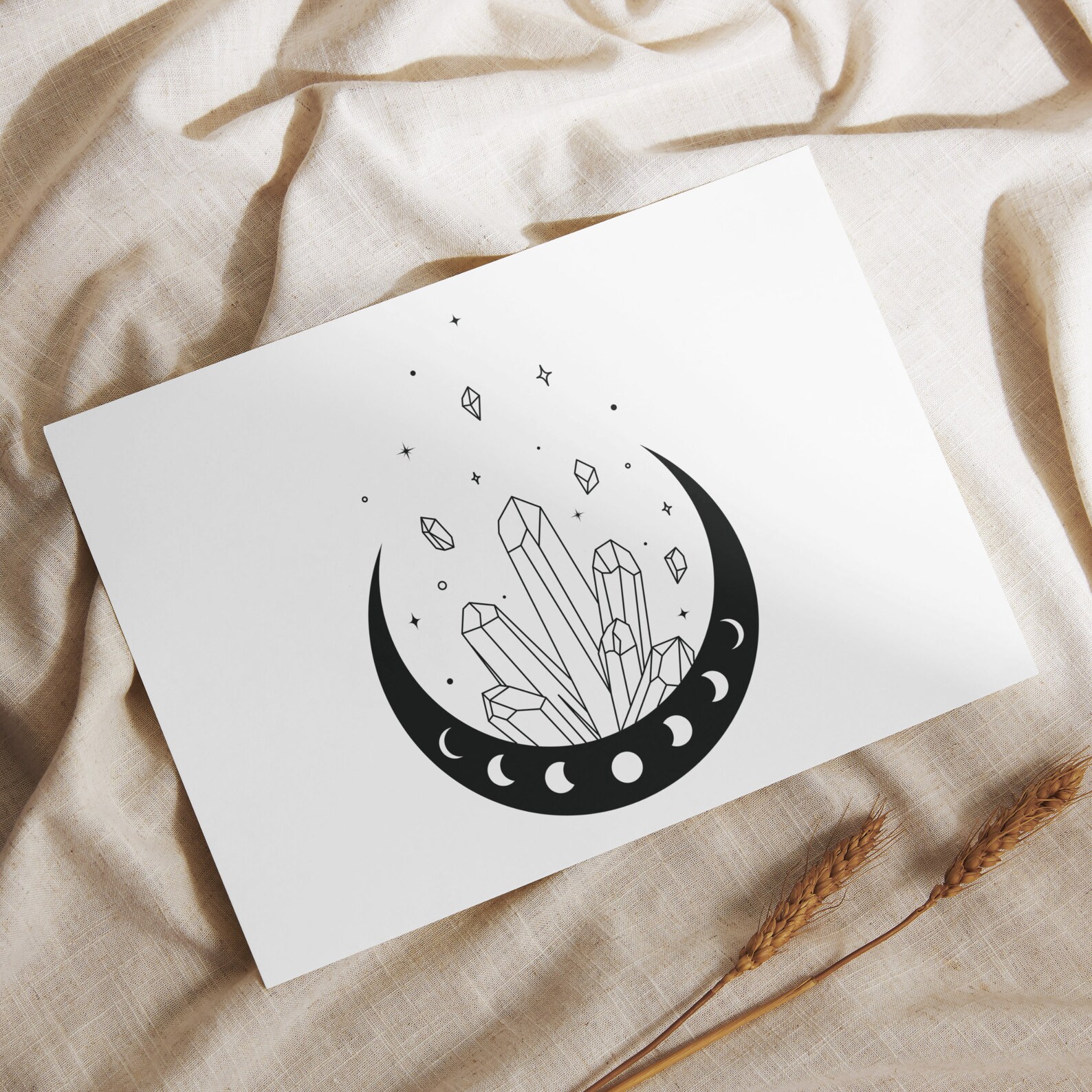 55 MAGIC CRYSTAL SVG Bundle Floral Crystal Svg Gemstone Cricut - Etsy