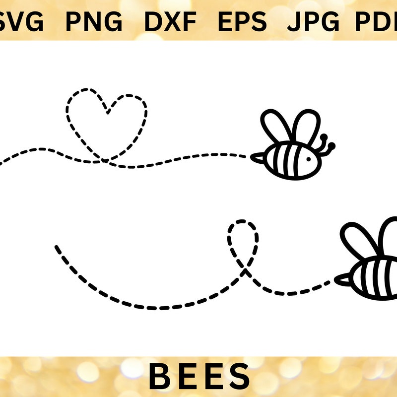 Flying Bee Svg - Etsy