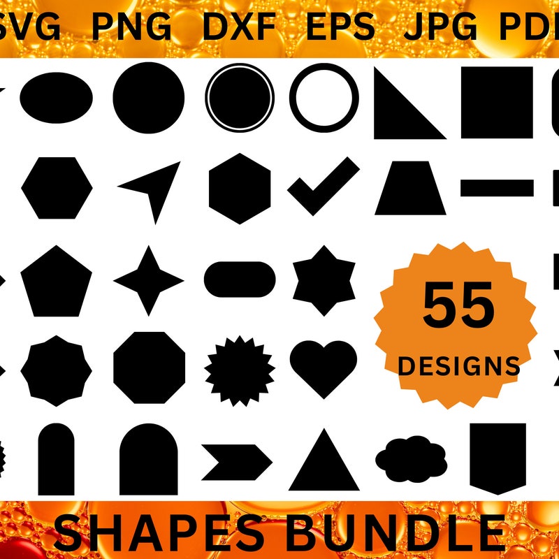 Basic Shapes Svg - Etsy
