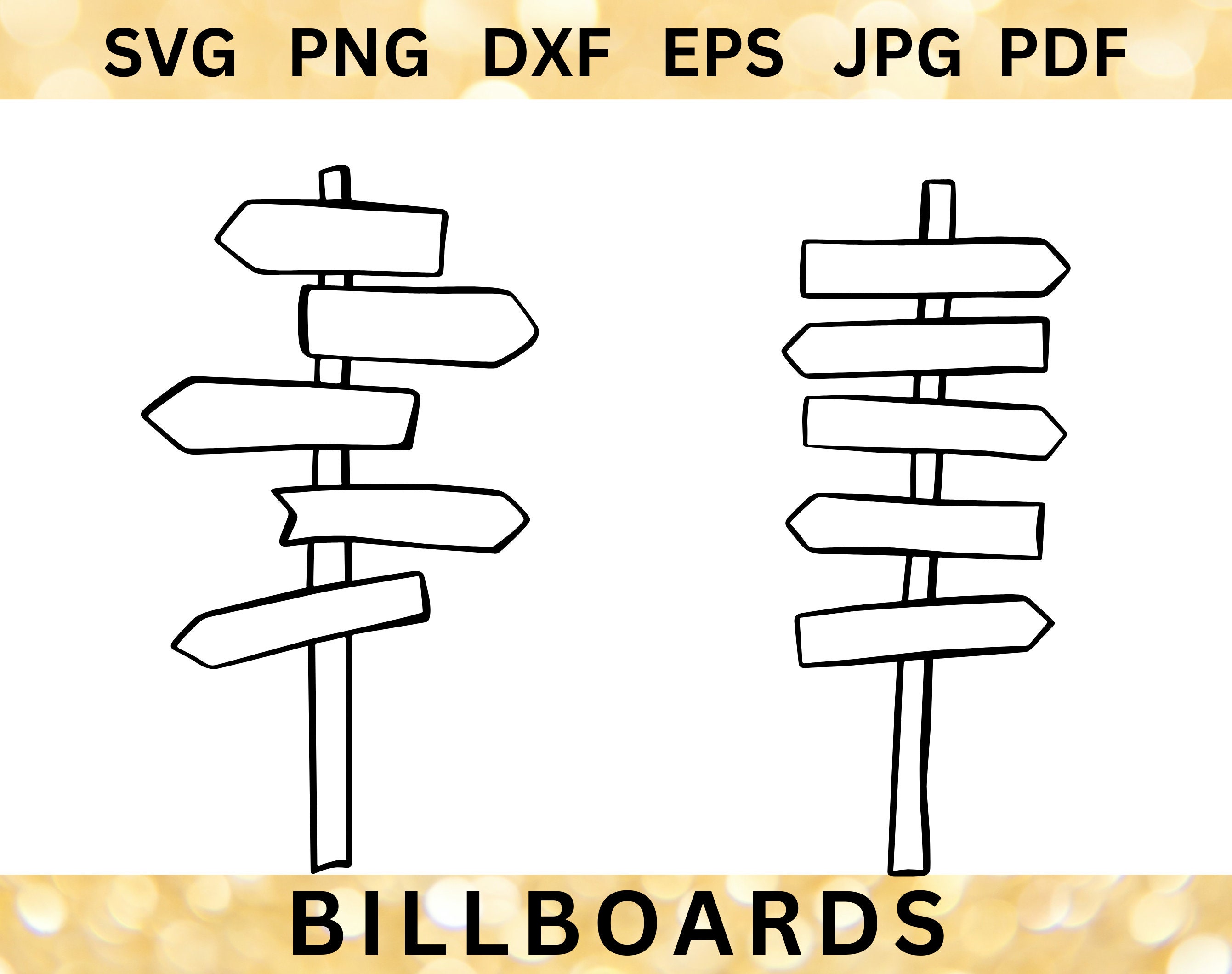WEGWEISER SVG Holzpfeil CRICUT Straßenschild geschnitten Dateien Road ...