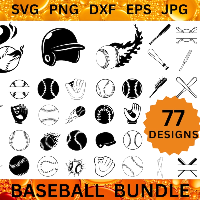 Baseball Svg File - Etsy
