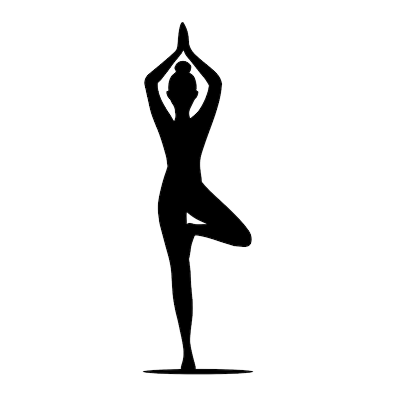 YOGA POSES Svg Lotus Pose Yoga CRICUT Stretching Png Fitness - Etsy