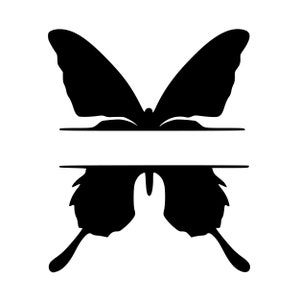 25 BUTTERFLY SPLIT Svg Bundle Floral Butterfly Frame CRICUT Butterfly ...