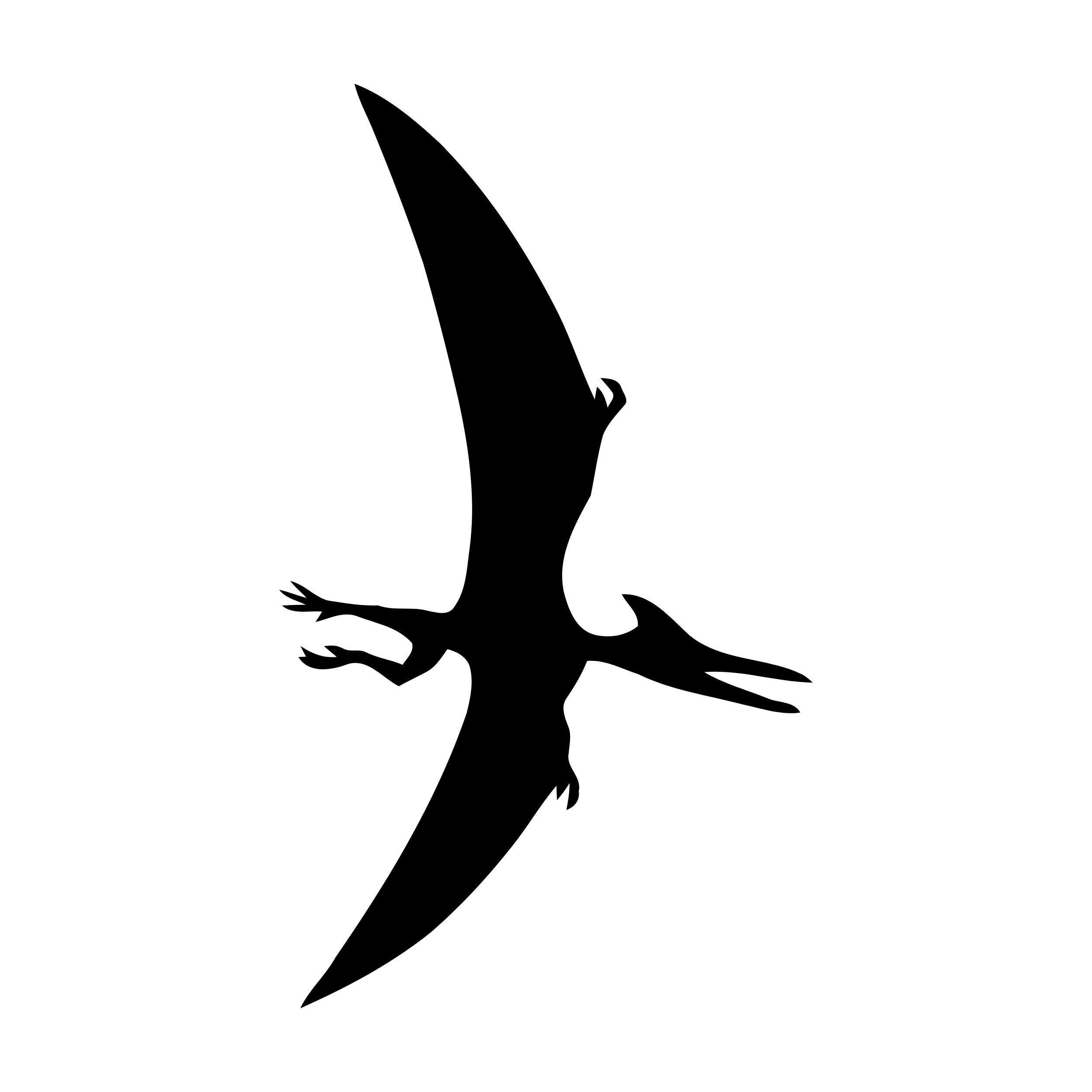 Pterodactyl Dinosaur SVG Dino Cut File Dinosaur CRICUT Pterodactyl SVG ...