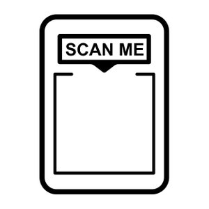 25 Scan Me SVG Bundle Frame QR Code Svg Cricut Icon Cut Files Border QR ...