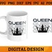 Digital Art QUEEN SVG Royal Crown SVG Queen Crown Png Transparent ...