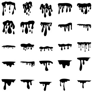 200 DRIPPING BORDERS SVG Bundle Melting Cricut Dripping Paint Cut Files ...