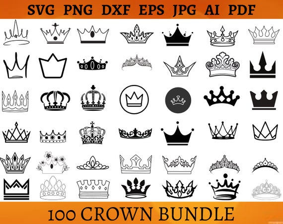 Royal Queen Crown Outline