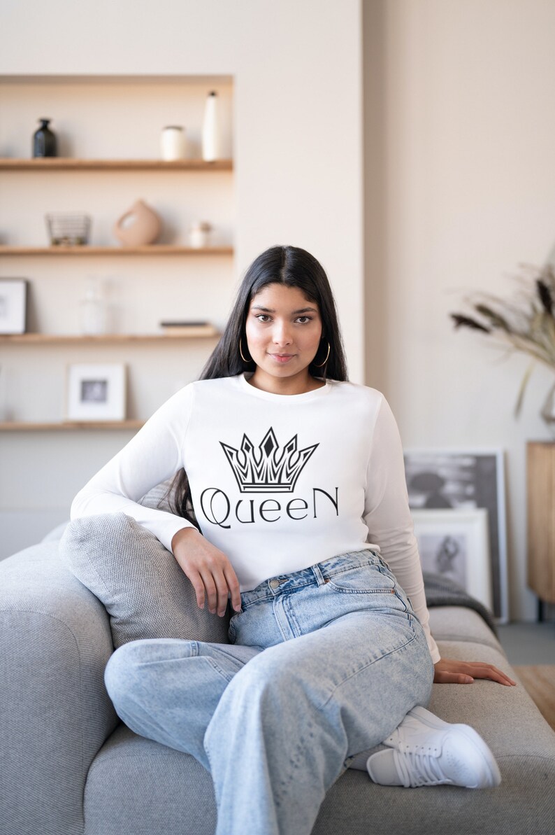 QUEEN KING SVG Crown Transparent Background for Shirt Queen - Etsy
