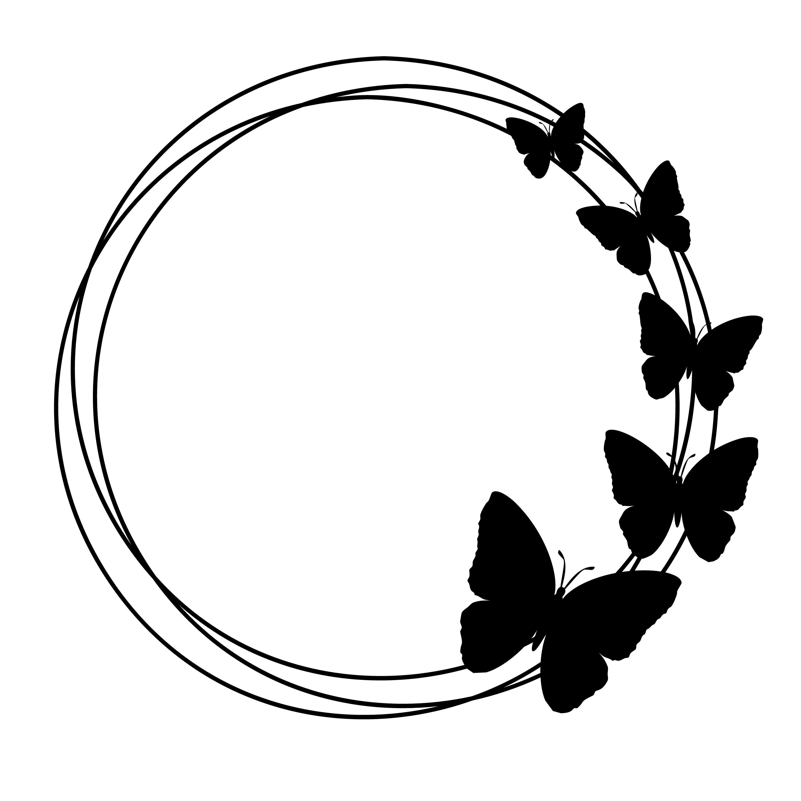 10 BUTTERFLY FRAME SVG Bundle Butterfly Border Svg Files - Etsy Australia